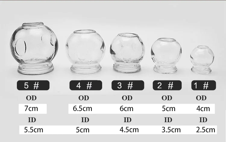 Chinese Traditional Glass Cupping Therapy Glass Massage Cupping Sets ...
