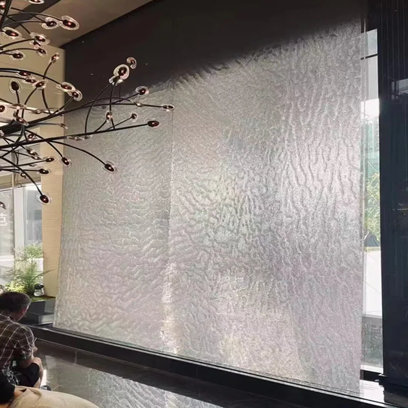 Garden Comercial Large Steel Mesh Waterfall Water Fountain