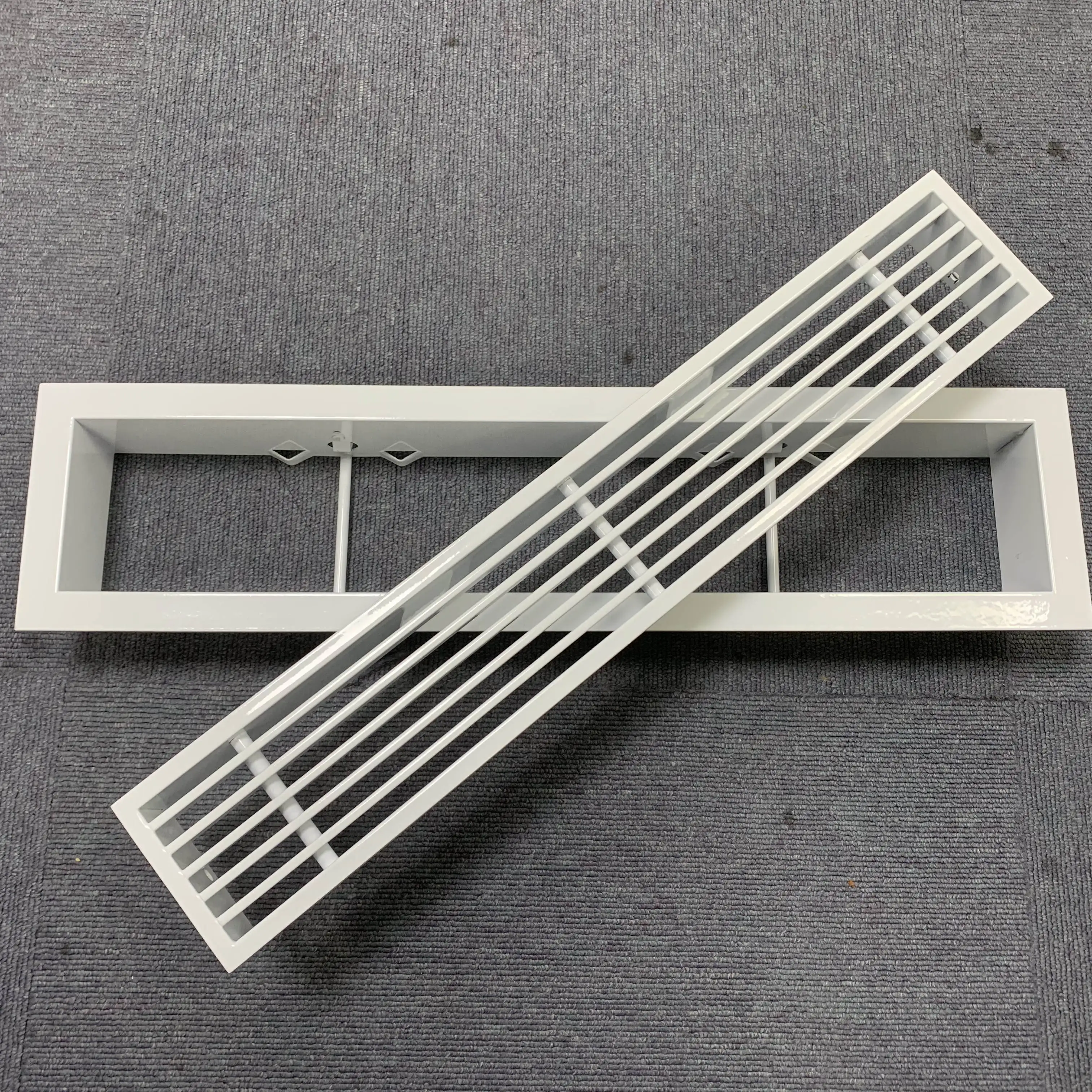 Aluminum Detachable Linear Ventilated Slot Grille Hvac Frameless Bar Grille