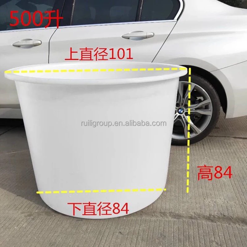 500l 600l 700l 800l 1000l Food Grade Lldpe Nestable Cylindrical Plastic ...