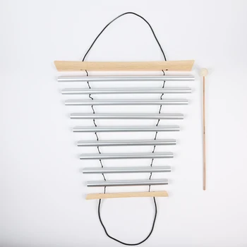 Support Customizing Logo Tuning G4 432hz 9 Notes Beech Wood Wind Chimes ...