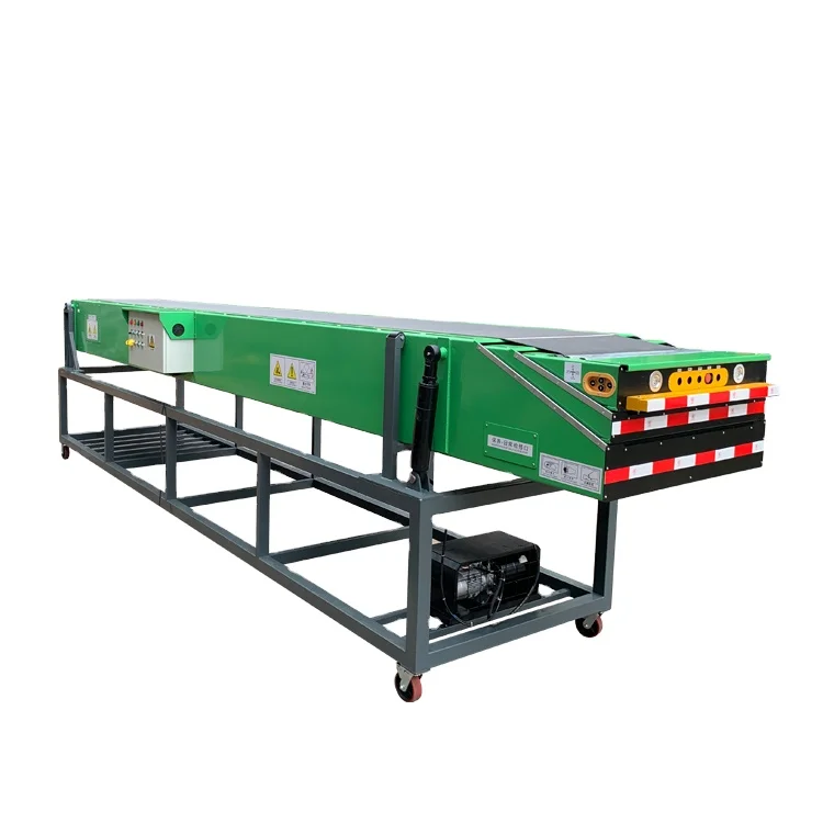 E-commerce Warehouse Truck Loading Unloading Telescopic Conveyors Container System Boom ...