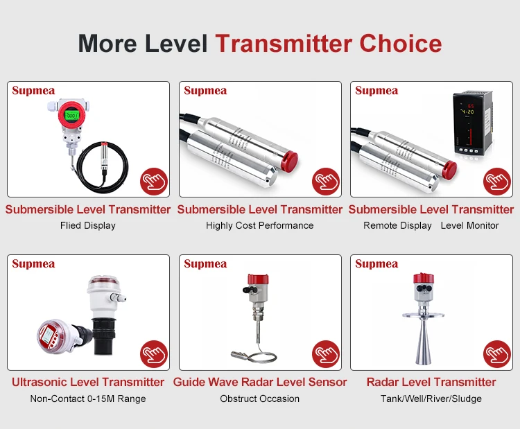 Supmea Fire Truck Water Level Gauge - Digital 3m Range