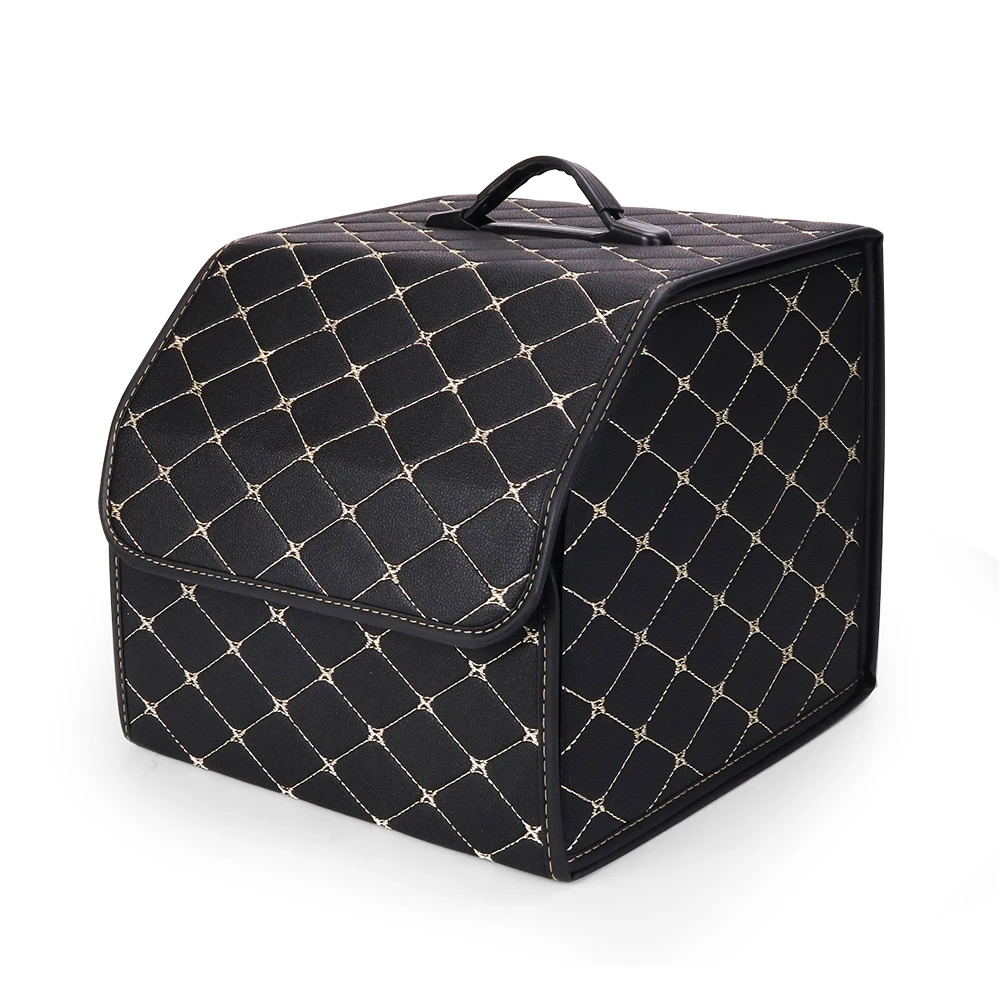 Car Storage Organizer - Customizable Detachable Leather Box