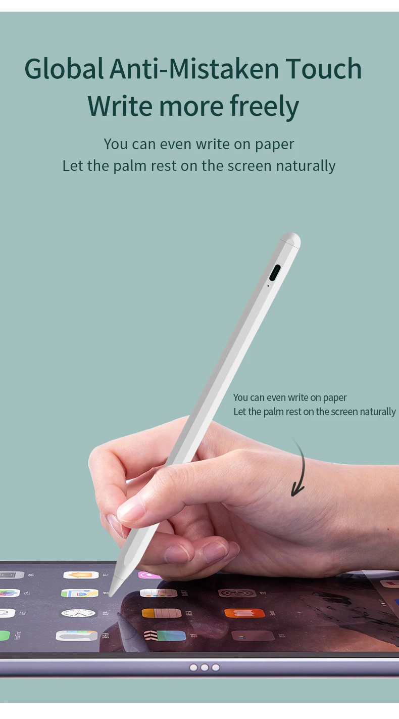Palm Rejection Touch Screen Pen for Ipad - Active Stylus