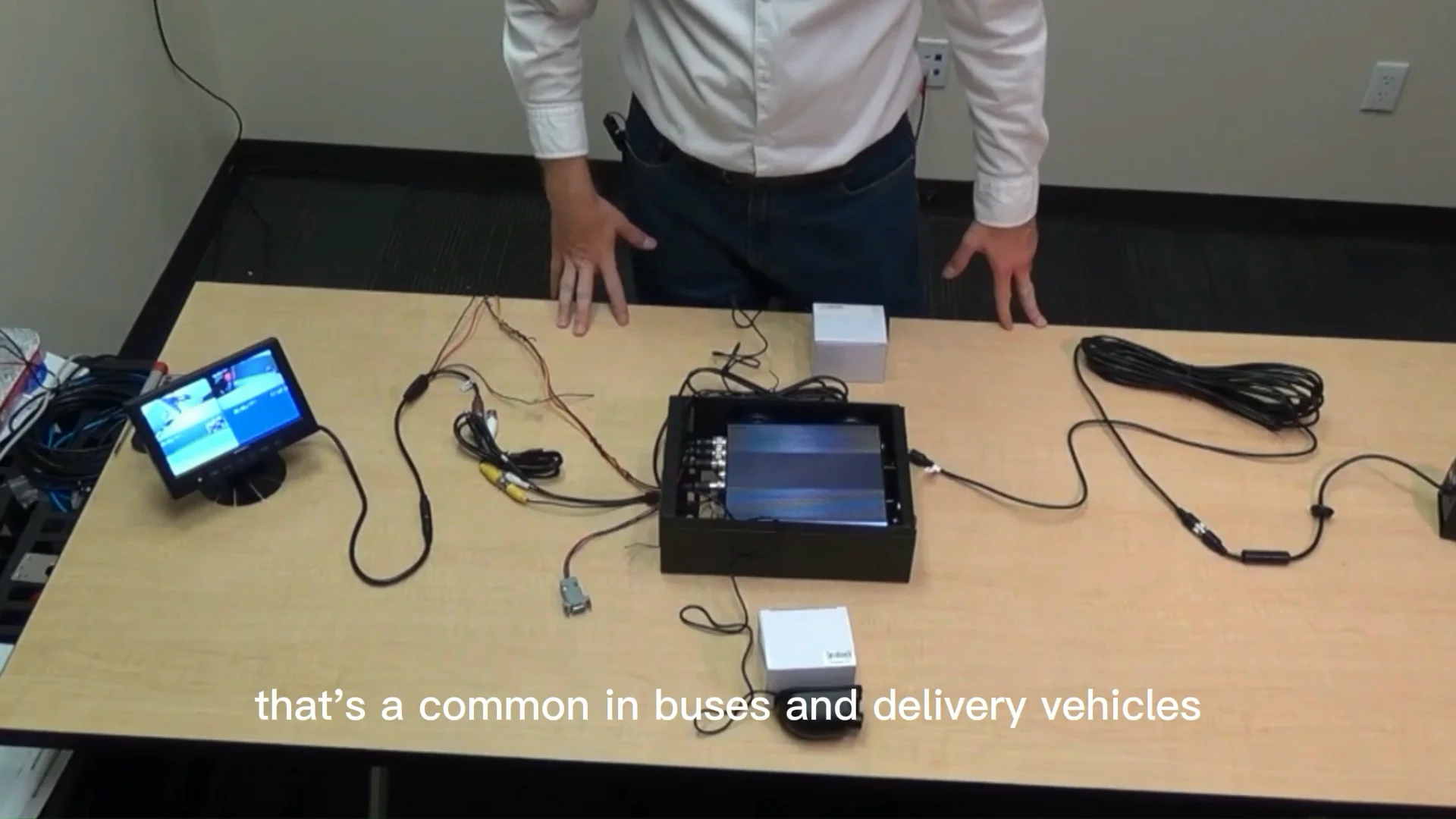 10.1 Inch Car Monitor 1024*600 Lcd Screen 12-24v Rear View Monitor ...