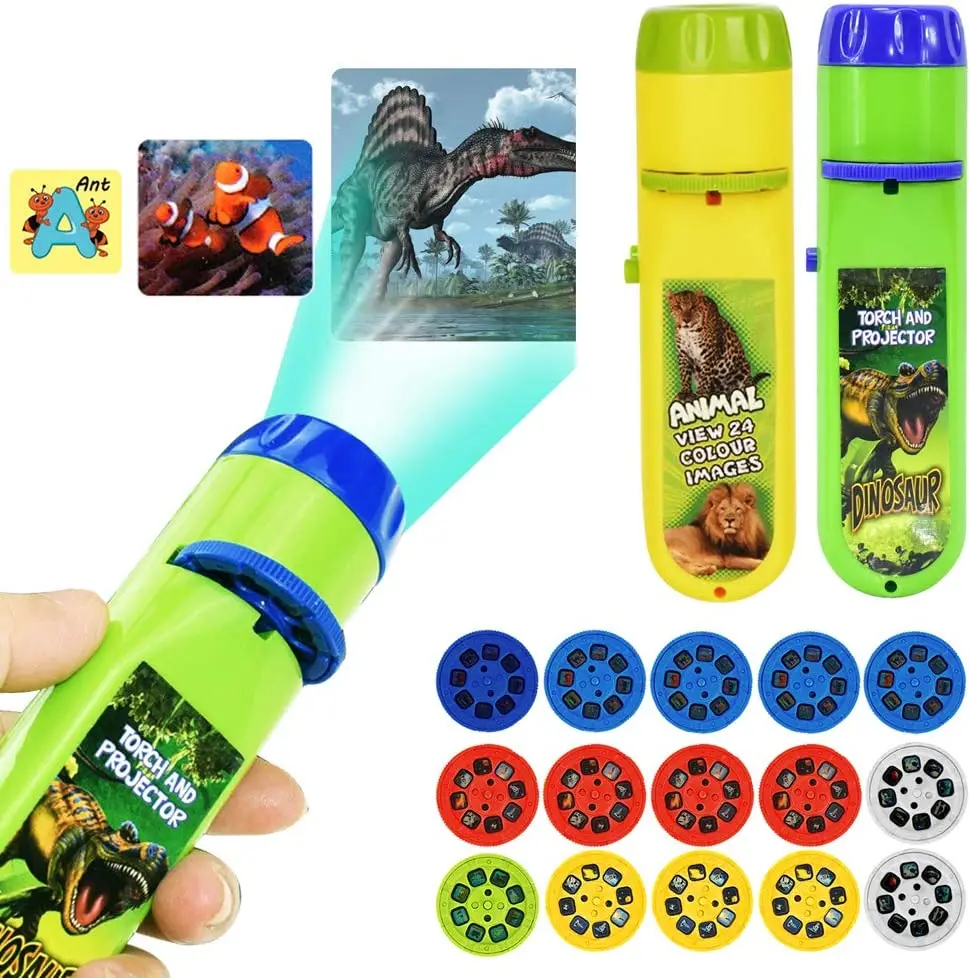 Different Themes Plastic Mini Sleeping Flashlight Slide LED Flashlights ...