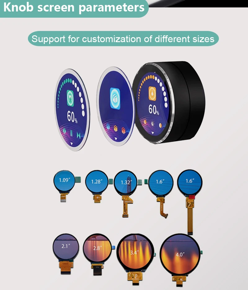 1.6 Inch Knob LCD Display - Smart Home Control Solution