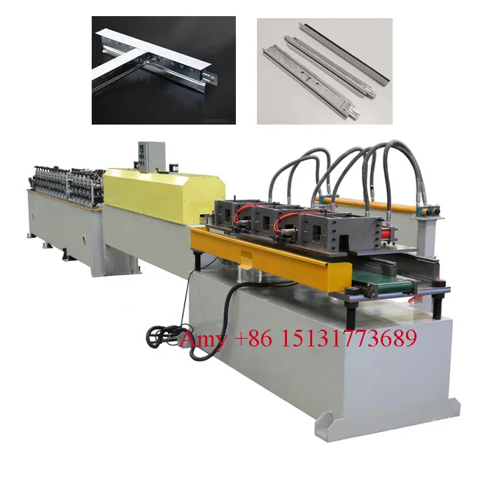 False Ceiling Fully Auto Main T Grid Tee Bar Cross T Shape Grid T ...