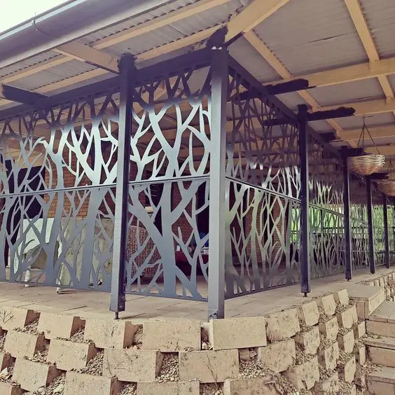 CNC Metal Screen Wall Panel - Decorative Aluminum Laser Cut for Indoor ...