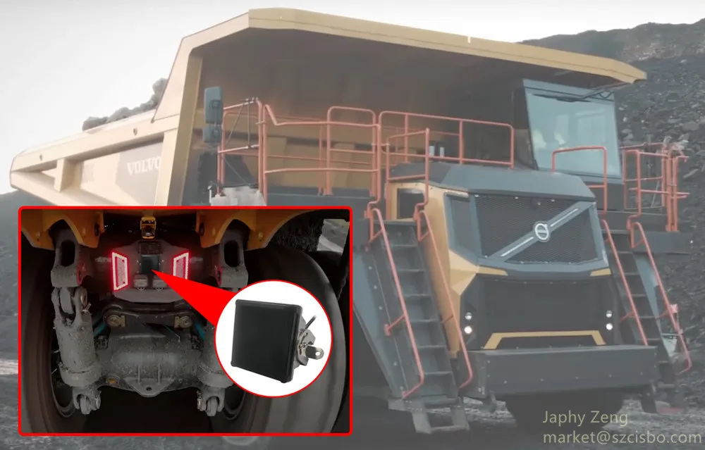 Truck Radar Sensor Proximity Warning System 40m Distance Visual Blind ...