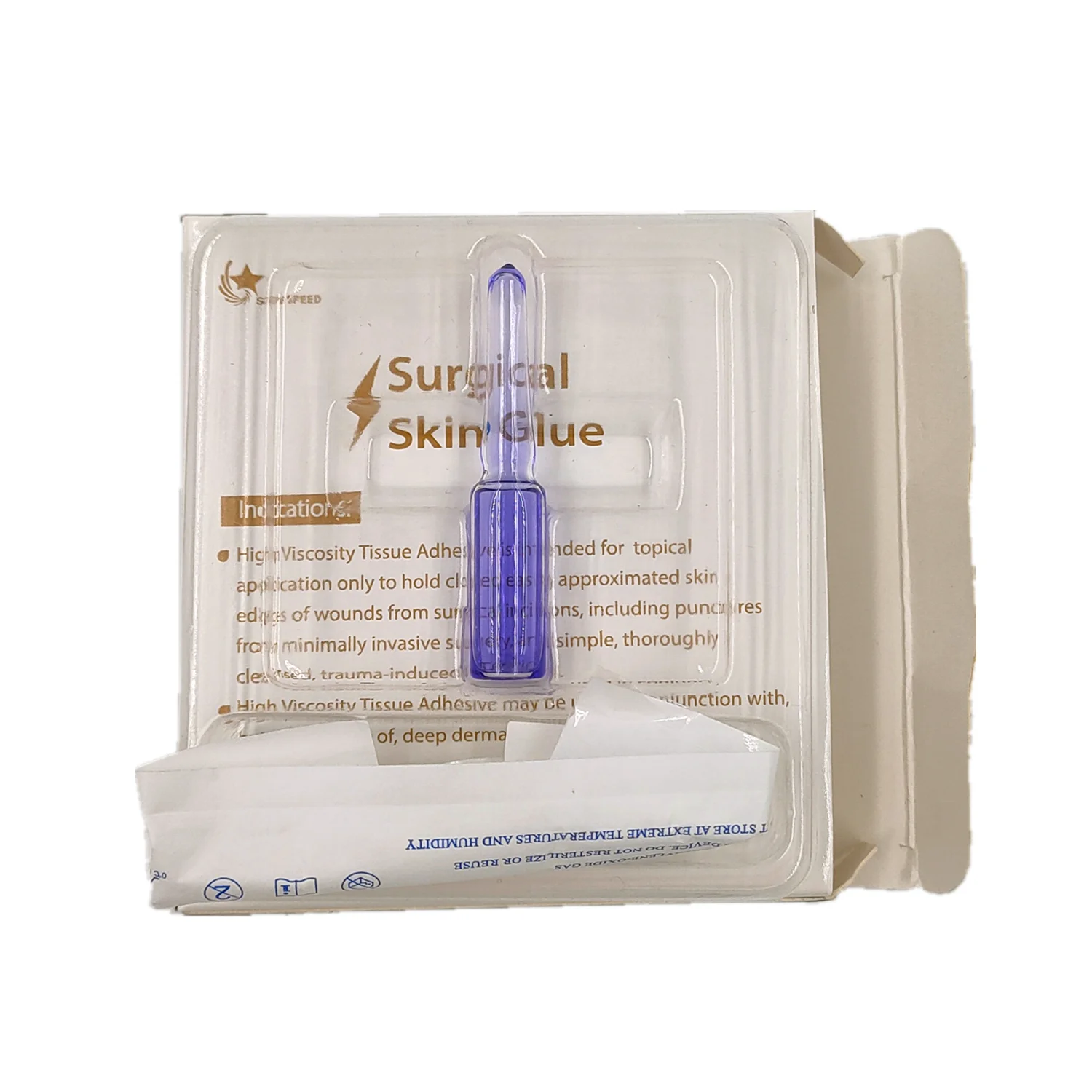 Starspeed 0.5ml Topical Tissue Adhesive - Liquid Skin Bandage