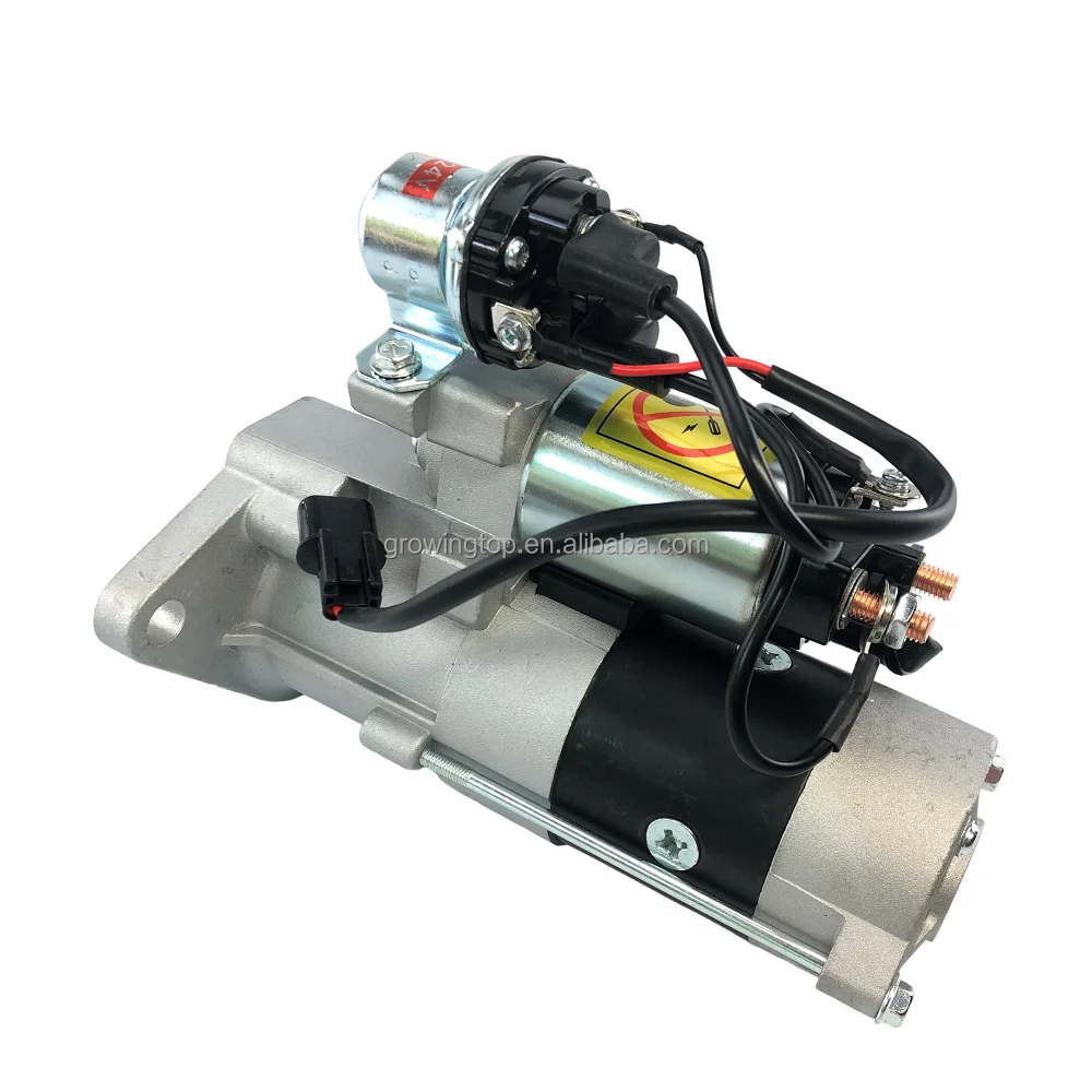Starter with Relay for Mitsubishi FE 4D33 - High Quality