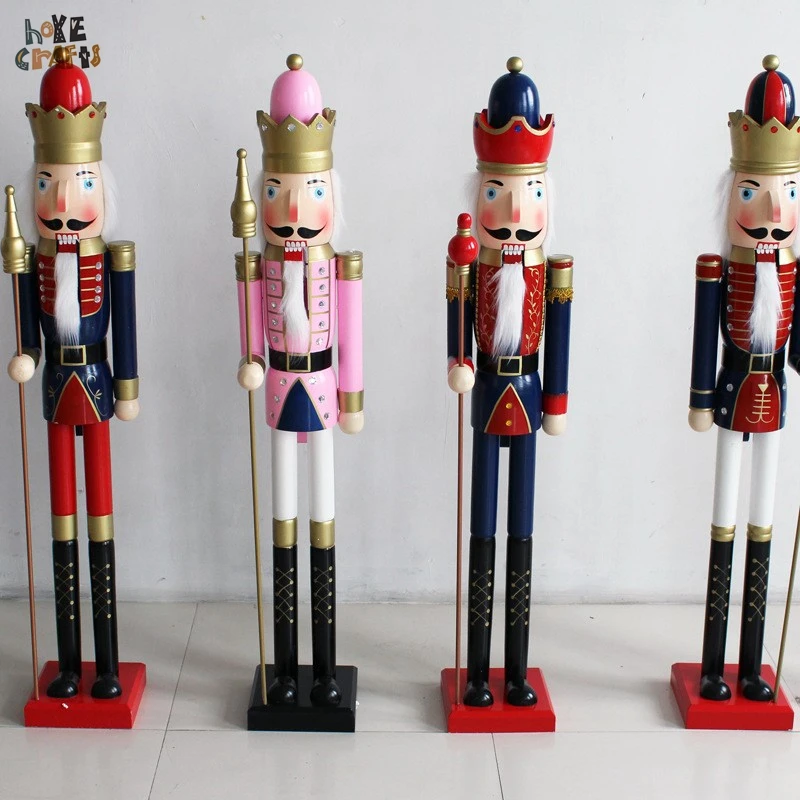 Fashion Custom Handmade Nutcrackers Giant Colorful Christmas Decoration ...