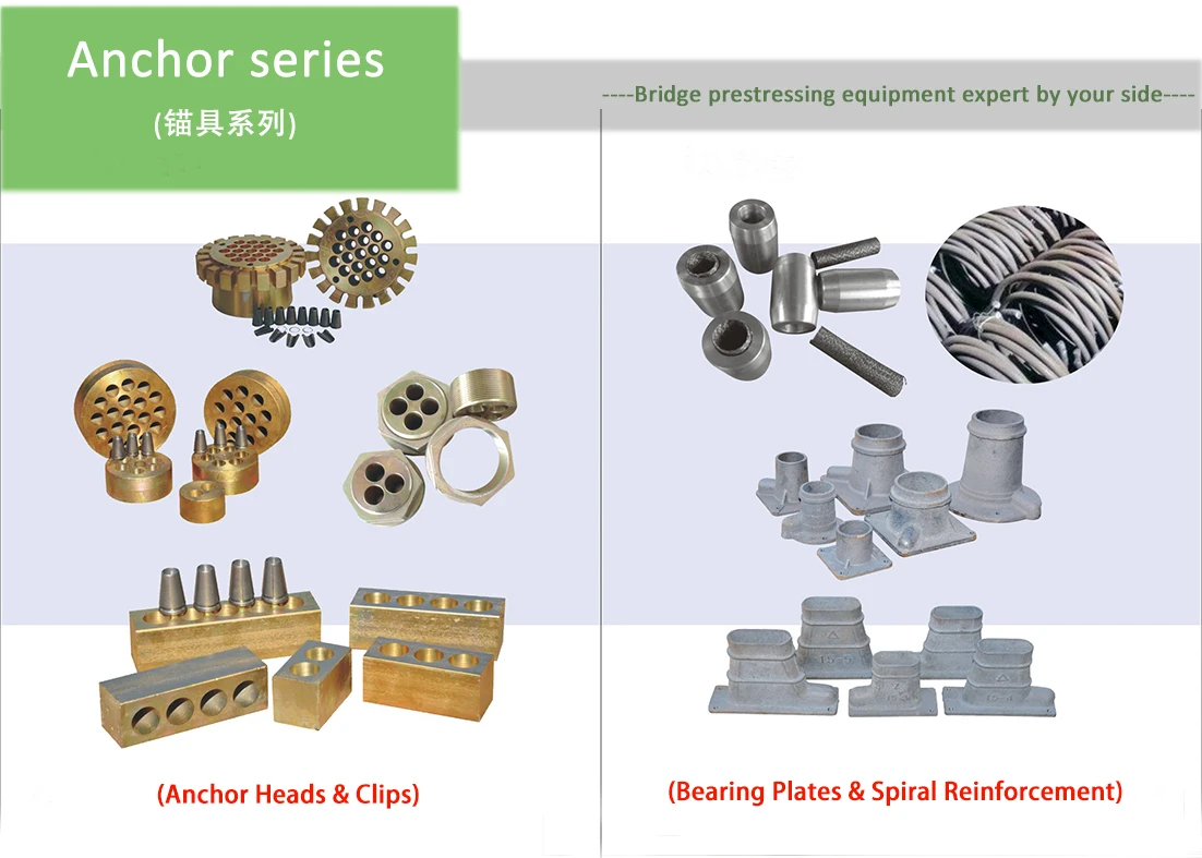 Prestressed Ground Anchors Pc Strand Coupler Anchor Heads Wedges Anchor ...