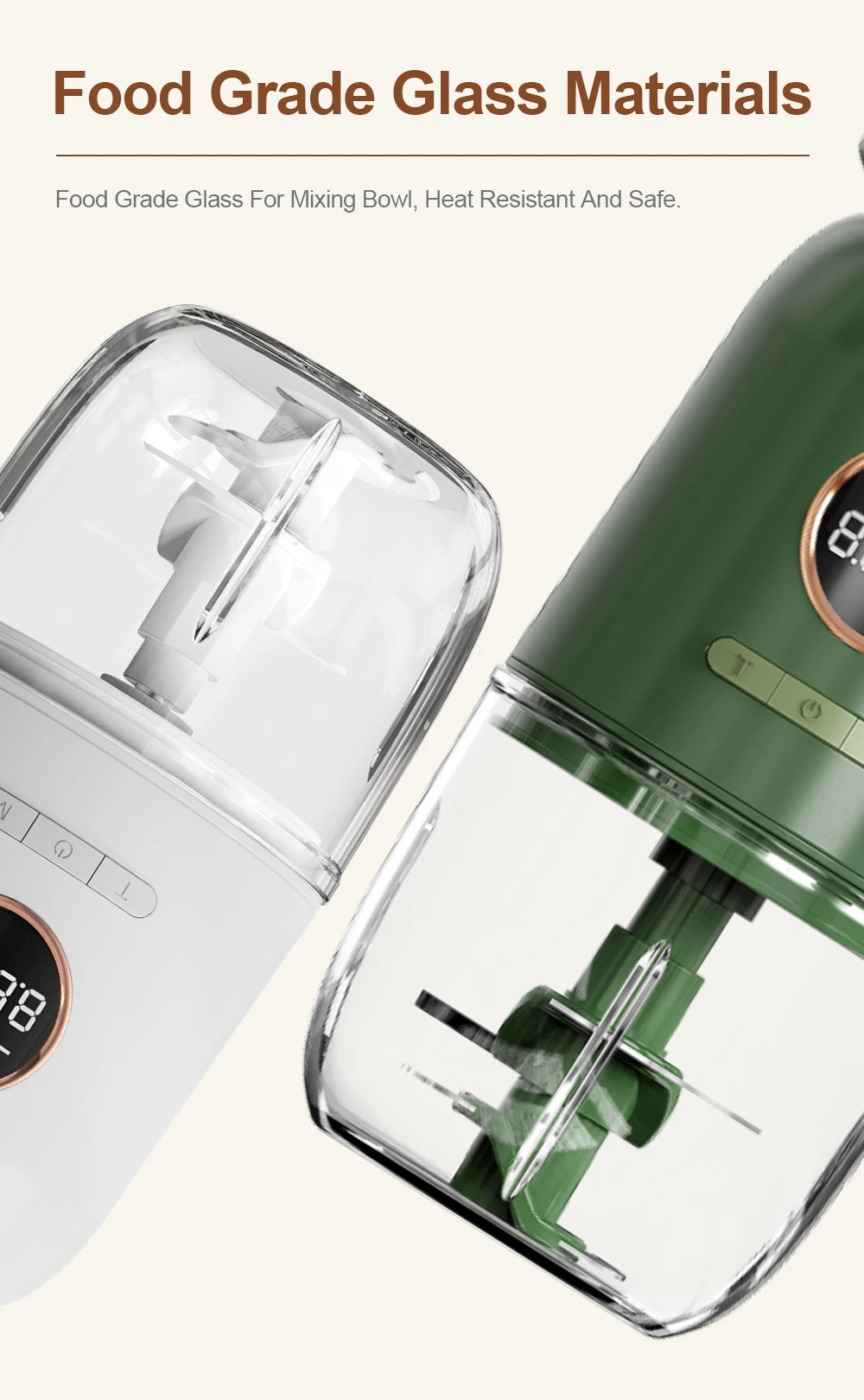 Electric USB Multi-Function Kitchen Chopper Baby Food Fruit Vegetable ...