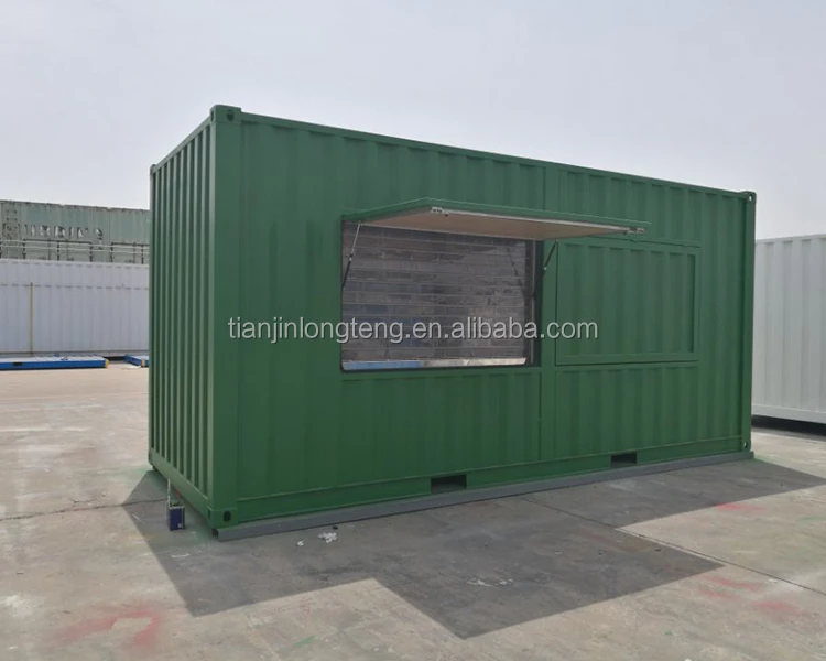 Mobile Fast Food Shop 20ft Shipping Container Cafe Bar And Restaurant ...