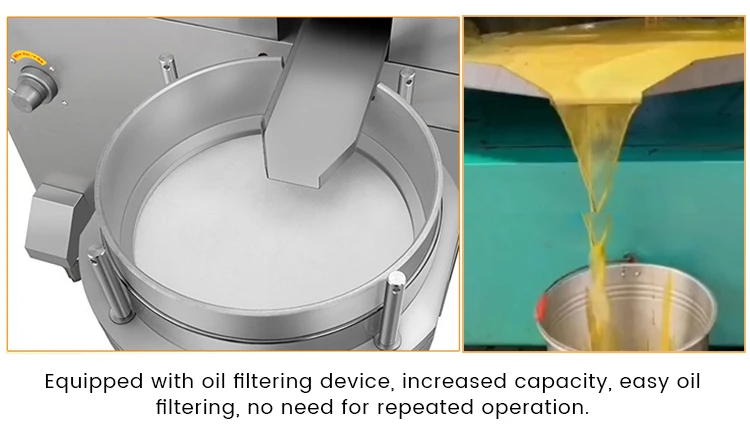 Cooking Commerical Extractor Machine Cold Commercial Sunflower Screw ...