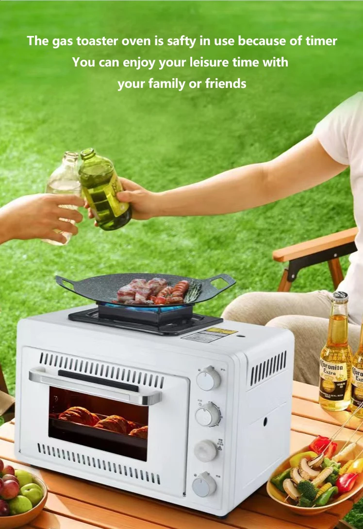 Professional Outdoor BBQ Gas Oven With Stove Household Kitchen Double ...