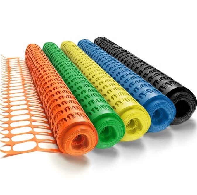 100GSM Orange Safety Fence - Durable Construction Barrier