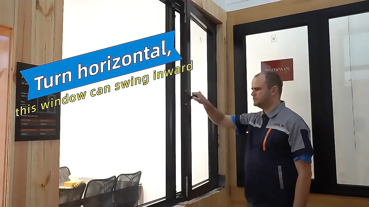 German Hardware Thermal Break Aluminium Two Ways Opening Tilt And Turn ...