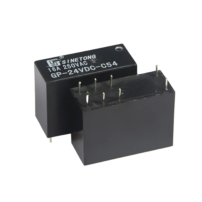 Sinetong GP 24VDC 16A 5V 6V 9V 12V 48V DC Power 8 Pin Power Electronic ...