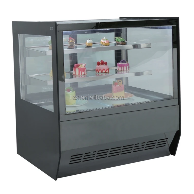 100L Glass Door Display Refrigerator Tabletop Chiller Commercial ...