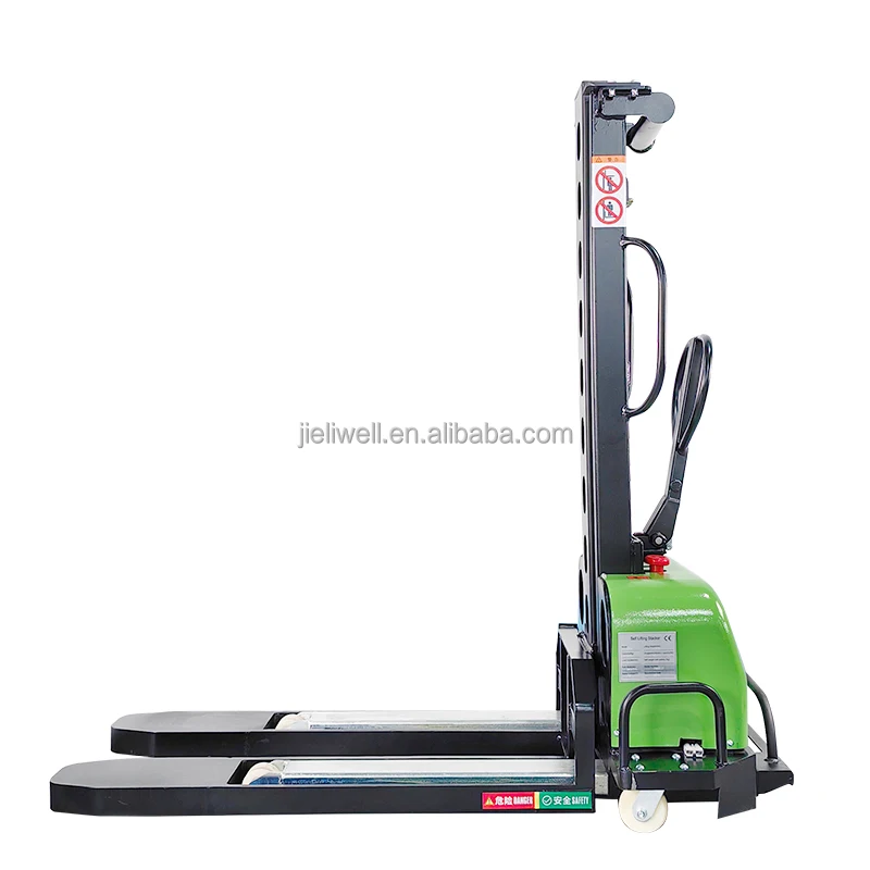 Liebo Self-loading Semi Electric Stacker Self Lifting Stacker Hot ...