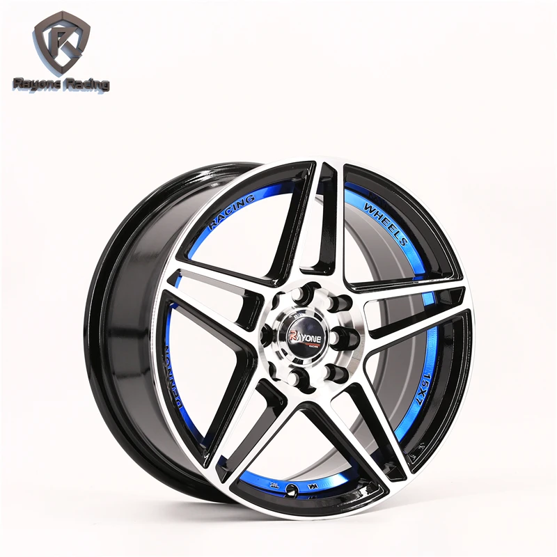 621 Hot Sale15 Inch 15x7.0 Five Spoke Red Undercut Alloy Wheels Rims ...