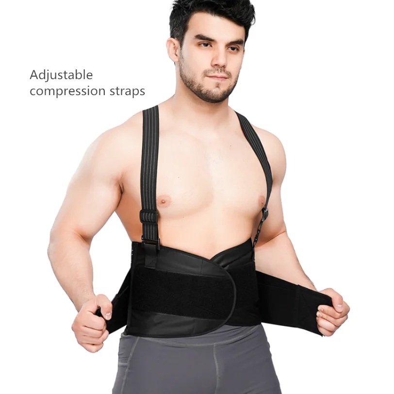 Adjustable Shoulder Straps Lower Back Brace - Lumbar Support