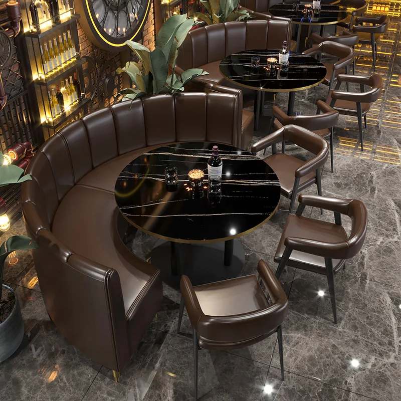 Restaurant Bar Furniture Designs Sofa Booth Seat Dining Cafe Commercial ...
