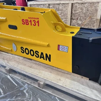 Soosan Hydraulic Breaker - Model Sb121 Box Type Silence With Attched Accumulator For Better ...