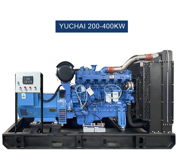 Yuchai Ac 3 Phase Electricity Generator 200/300/400kw Kva 50hz 60hz Diesel Silent Open Type ...