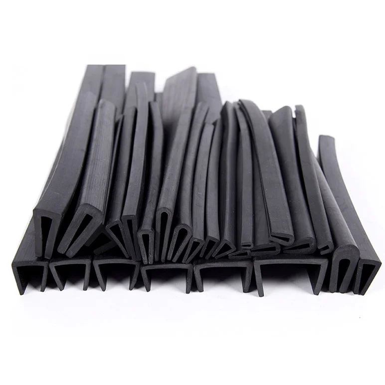 Flexible Rubber U Channel Rubber Edge Trim High Quality Black U Shape ...