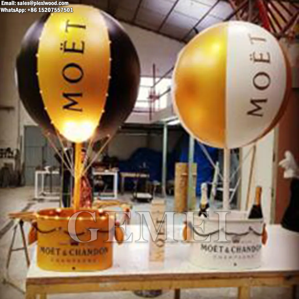 Gemei Led Balloon Chariot Vessel Auto Air Balloons Carrier Plane ...