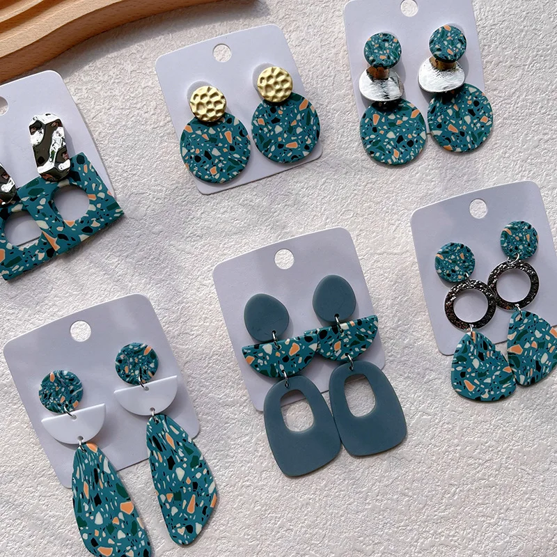 Fashion Jewelry Earrings Studs 2024 Polymer Accessories For Women ...