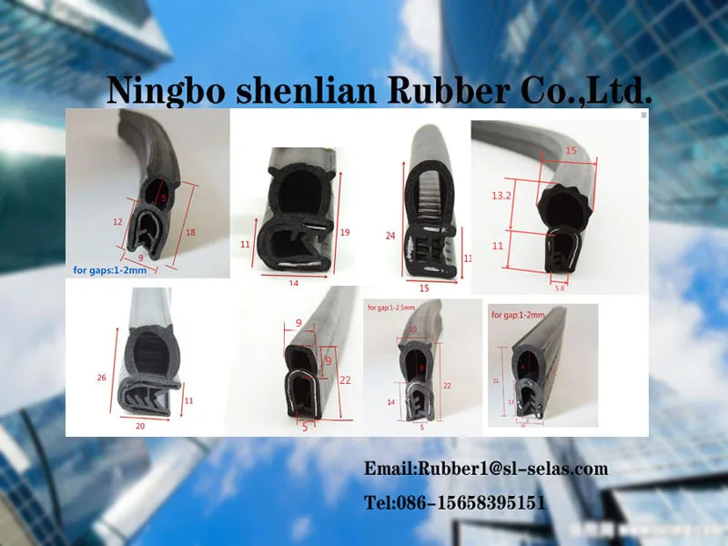 Extruded U Channel Black Rubber Edge Epdm Strip For Panel - Buy U ...