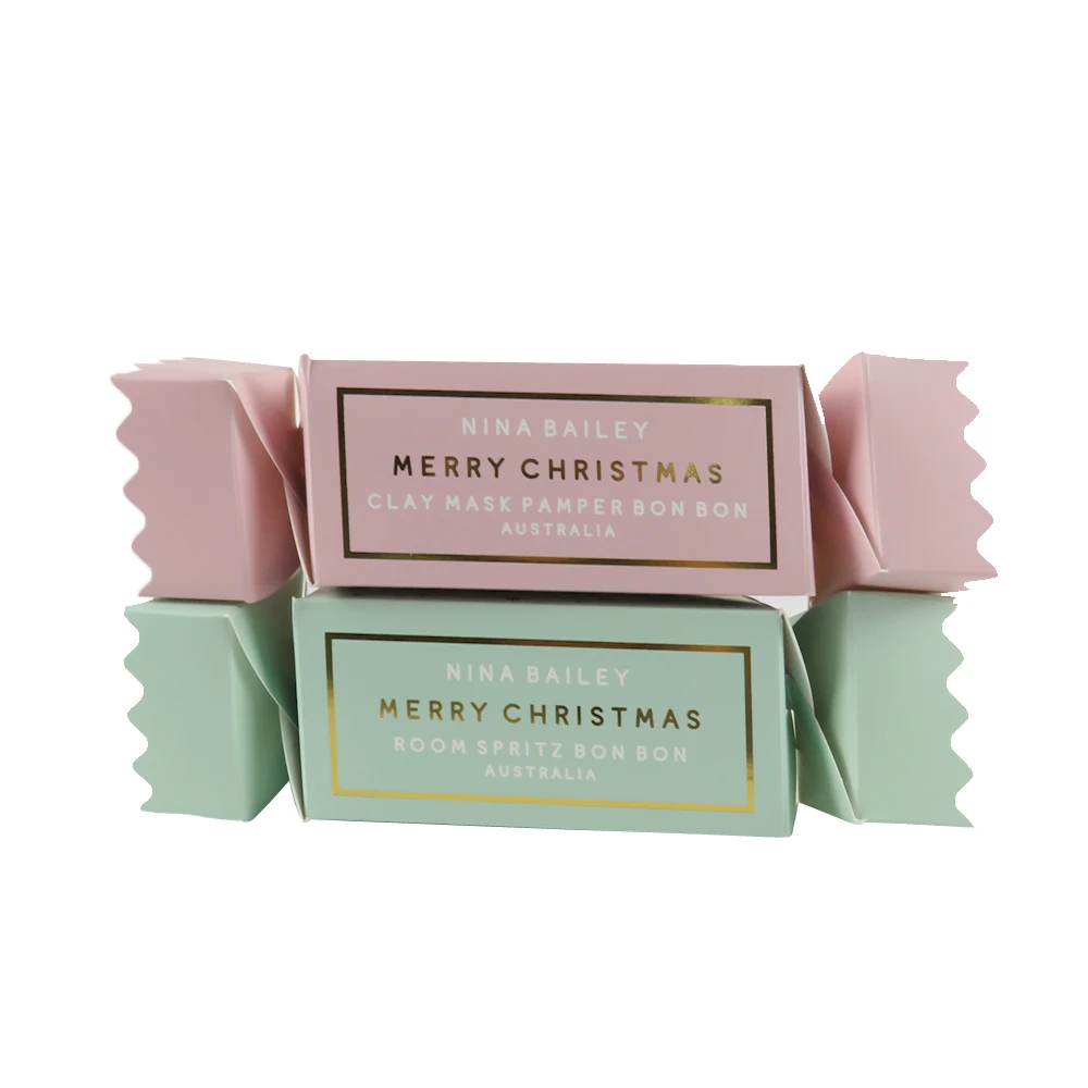 Cardboard Christmas Cracker Box - Custom DIY Wedding Gift