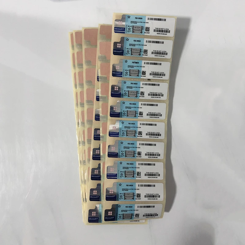 Wholesale Win 11 Professional Oem Stickers 11pro Oem Coa Lables Free ...