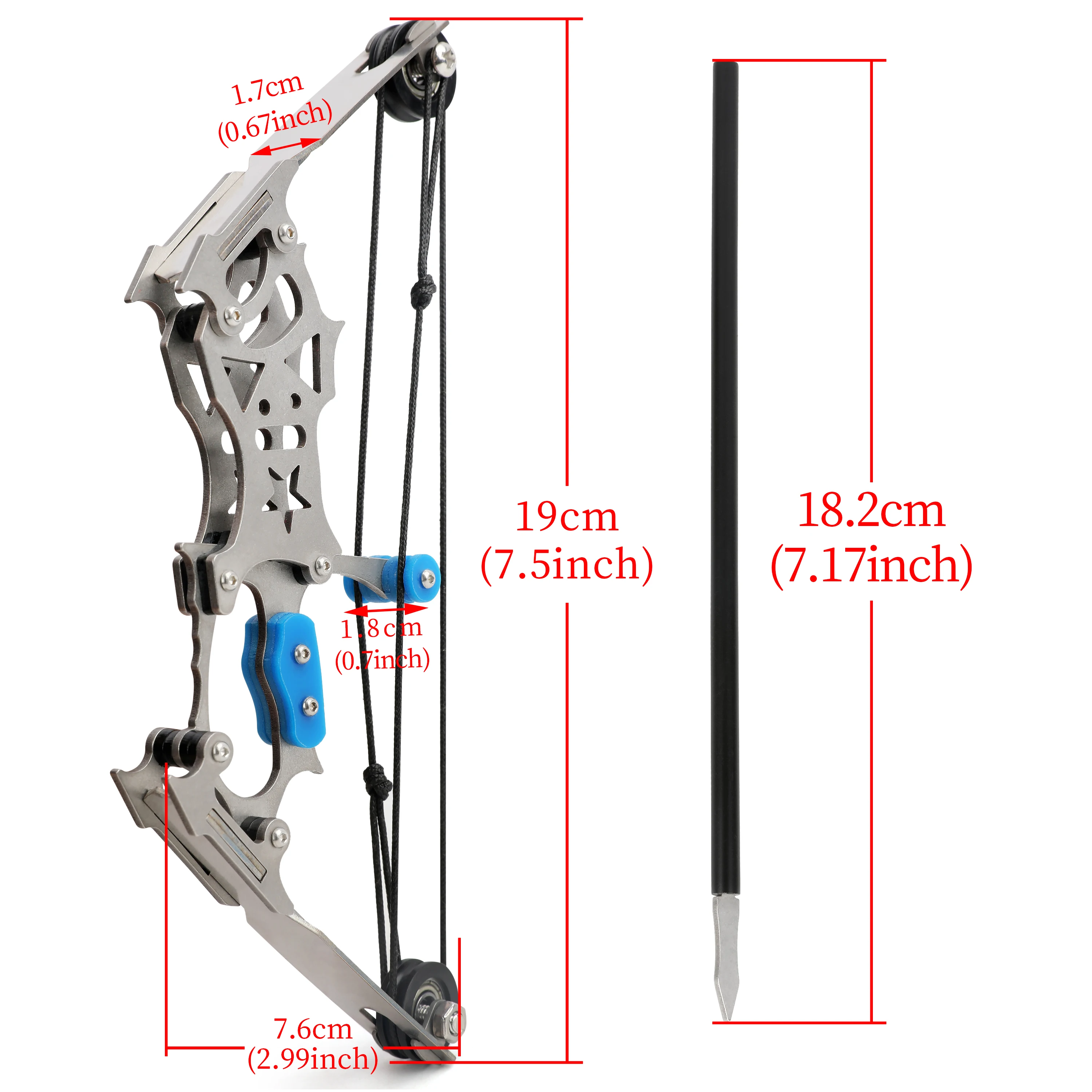 Mini Archery Bow Set - AMEYXGS Compound Bows for Practice
