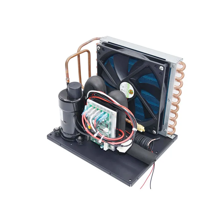 R134a DC 24V Mini Condenser for DIY Water Chiller