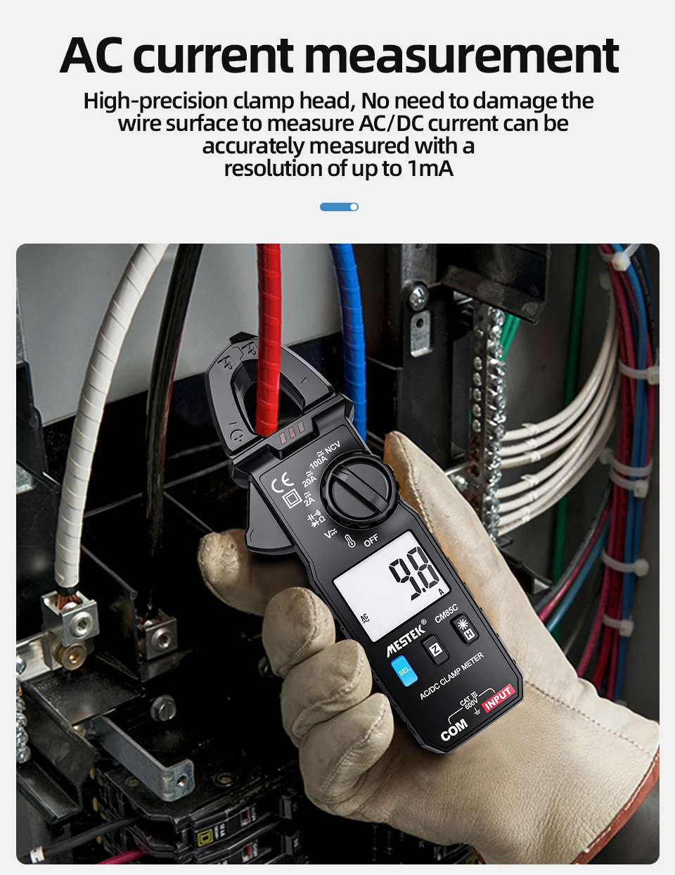 Clamp Meter Pinza Amperimetrica VFC Electrical Instruments DC/AC ...