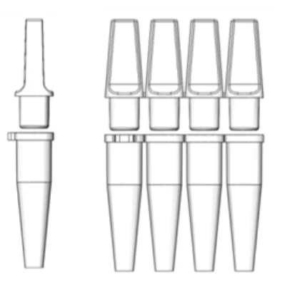 Ship Free MIC QPCR Real-Time PCR Machine with PCR 4-Strips Micro Tubes ...