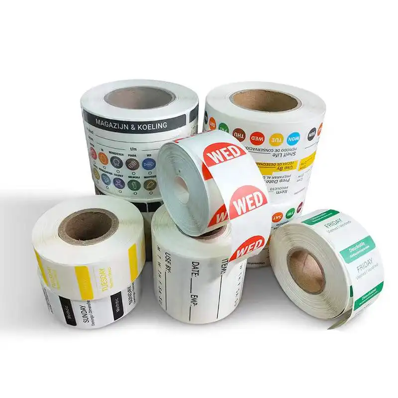 Rolls Dissolvable Food Labels 500pcs Water Soluble Sticker Removable ...