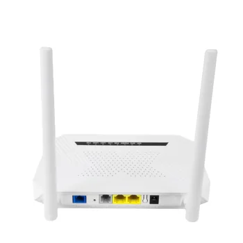 Ftth Fiber Optic Network Router 1ge+1fe+wifi+1pots Dual Pon Port Xpon ...
