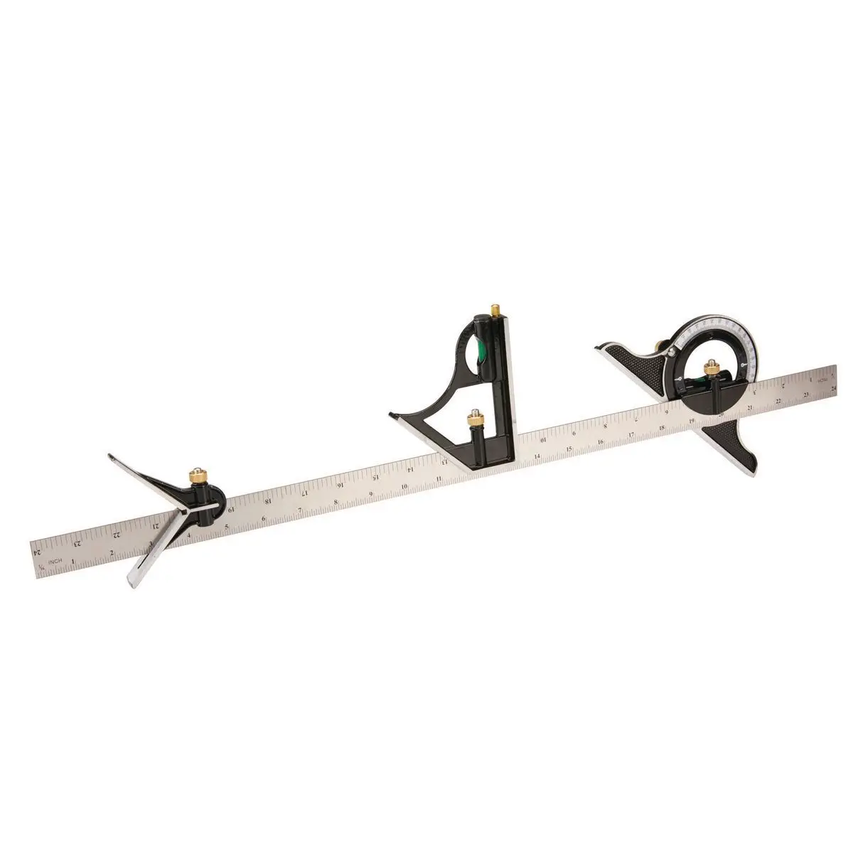 Stainless Steel T Square Ruler Adjustable Sliding Combination Square ...