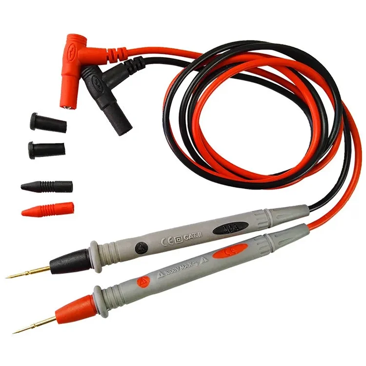 Universal Multimeter Test Leads 20A rubber cable common and thinner ...