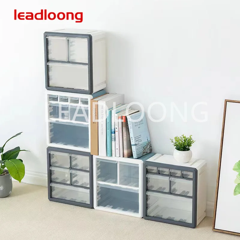 24 Drawers Plastic Storage Cabinet Small Parts Screw Organizer For ...