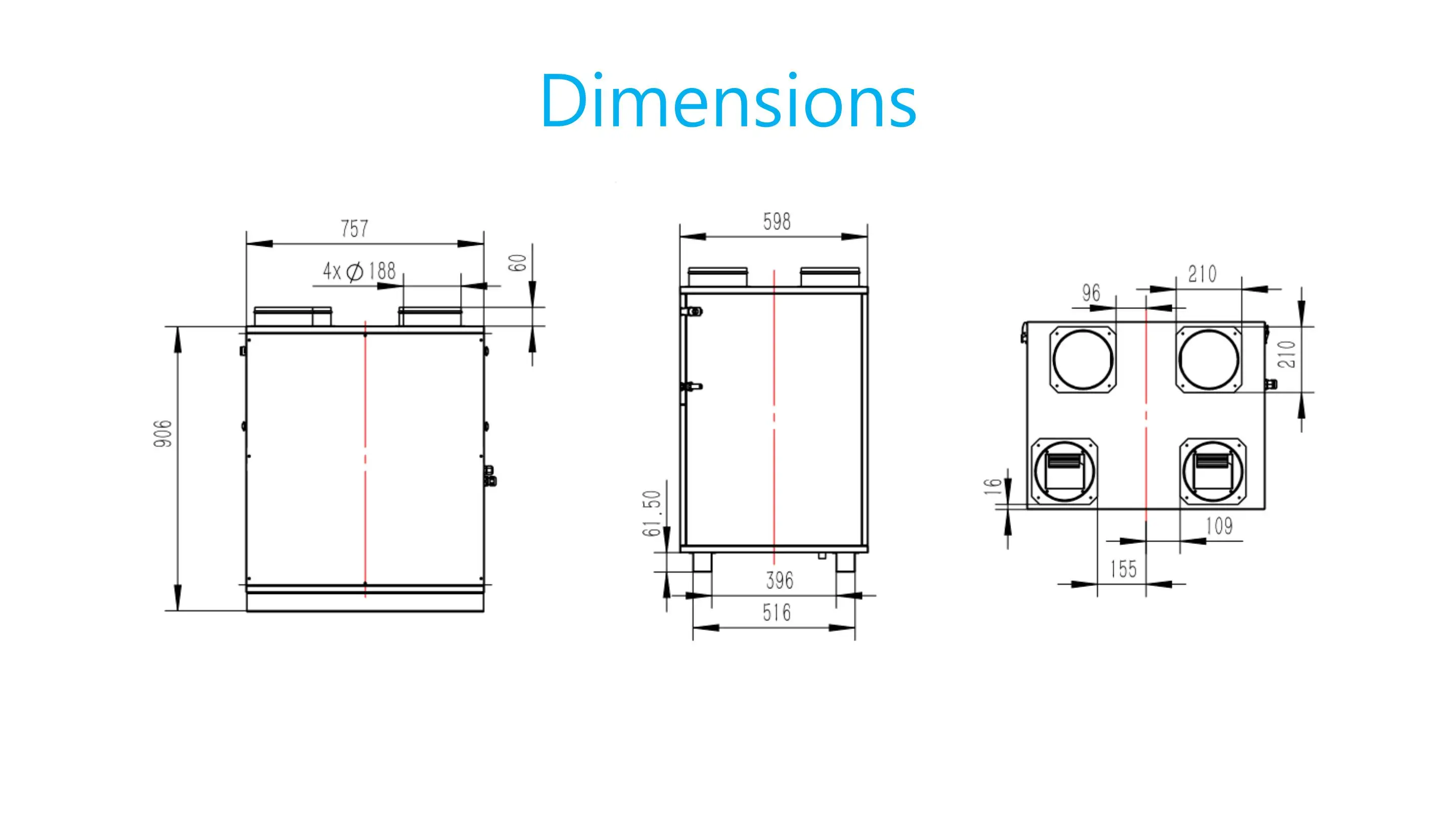 Erv Energy Hrv Home Wifi Hrv Heat Pump Heat Recovery Ventilation Unit ...