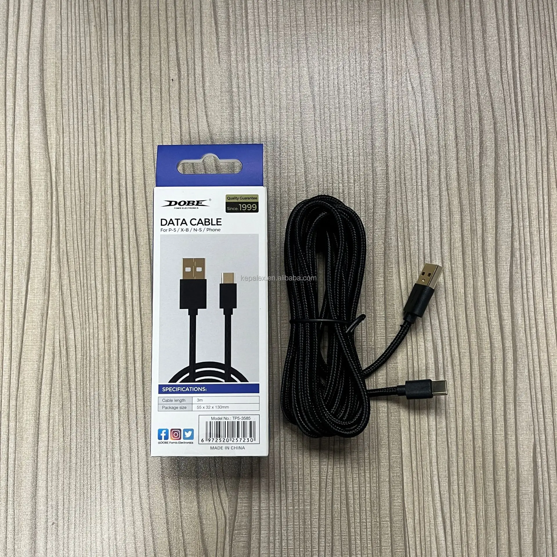 3m Data Transmission Line For Ps5/switch Pro/xboxes Controller Charging ...